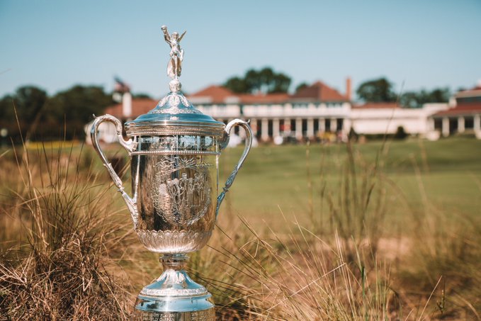 The U.S. Open Trophy Tour stops at...the Anchor Site - Pinehurst Resort